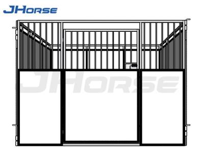 China Pre-galvanized Steel Frame Custom-made Temporary Horse Stables for Equestrian Events for sale