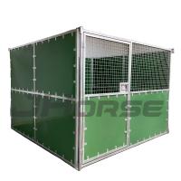 China Pre-galvanized Steel Frame Custom-made Temporary Horse Stables for Equestrian Events for sale