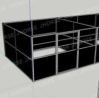 China Australia standard Horse Stable High quality best price popular Portable HDPE Horse stalls Temporary Stables With roof for sale