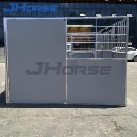 China Cheap Outdoor portable Temporary Horse Stable Stall Panels with Roof  for Equestrian Event Organizers. for sale