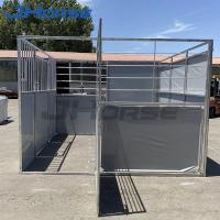 China Cheap Outdoor portable Temporary Horse Stable Stall Panels with Roof  for Equestrian Event Organizers. for sale