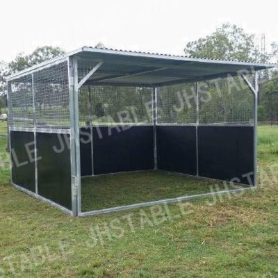 China Portable Horse Stables Shelters Infill HDPE 3.6*3.6m with Stainless Steel Hardware for sale