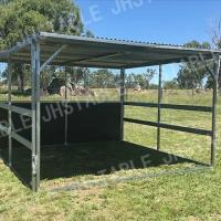 China Portable Horse Stables Shelters Infill HDPE 3.6*3.6m with Stainless Steel Hardware for sale