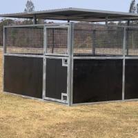 China Portable Horse Stables Shelters Infill HDPE 3.6*3.6m with Stainless Steel Hardware for sale
