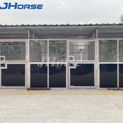 China Design Portable Customized HDPE Horse Stable Panels Horse Stall Boxes Horse Shelter Roof for Building Barn for sale