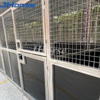 China Horse Stable Economical Temporary Customized Steel Metal Stall Fence Panel with Roof for sale