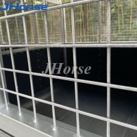 China Horse Stable Economical Temporary Customized Steel Metal Stall Fence Panel with Roof for sale