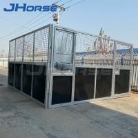 China Economical  Design Portable Customized Green Horse Stable Panels HDPE Horse Stall Box for  Equestrian Festival for sale