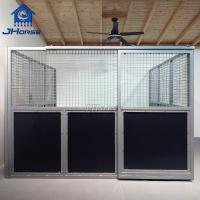 China Portable Cheap Internal Stall Fronts HDPE Hot Dip Galvanized Horse Box Stable Stalls Panels for sale