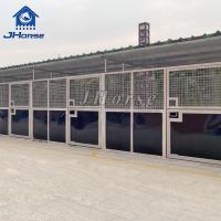 China Cheap Prefab Modular Portable Horse Stable Stalls Equine Steel Doors Horse Barn for sale