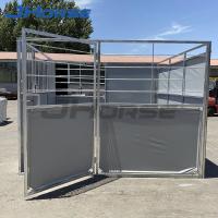 China Design Customized Size Style Temporary Outdoor Horse Stables with Plywood HDPE Infill for sale