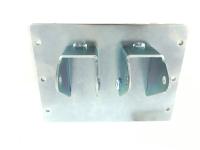 China Zinc Plating Finish Sheet Metal Stamping Parts Mild Steel Mounting Brackets for sale
