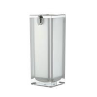 China JL-AB202 0.23ml Dosage Airless Cosmetic Packaging Square 15ml 30ml 50ml for sale