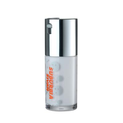 China JL-AB209 Snap On Sealing Vacuum Pump Bottle Cosmetic PETG PP 15ml 30ml 50ml for sale