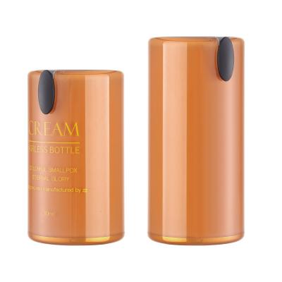 China JL-AB212  Round Printing 30ml 50ml Cosmetic Airless Bottle for sale
