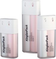 China JL-AB210B Snap On Sealing Airless Pump Bottles Dual Chamber 15ml 20ml 30ml Personal Care For Cosmetic for sale