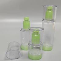 China JL-AB120A Airless Pump Travel Bottles 15ml 30ml 40ml 50ml Oval Cosmetic Plastic for sale