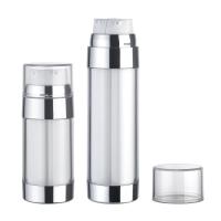 China JL-AB215  Dual Chamber Plastic Airless Pump Bottles AS PP Bottle for sale