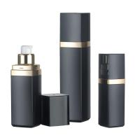 China JL-AB219 Screw Sealing Square Cosmetic Airless Pump Bottles 15ml 30ml 50ml PP Inner for sale