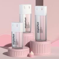 China JL-AB210B Custom Shape Airless Refillable Pump Bottle 7.5mlx2 10mlx2 15mlx2 for sale