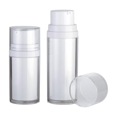 China JL-AB222 Replaceable Airless Bottle 30ml 50ml PP Inner Bottle Ms Outer Bottle for sale