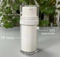 China JL-AB222 Replaceable Airless Bottle 30ml 50ml PP Inner Bottle Ms Outer Bottle for sale