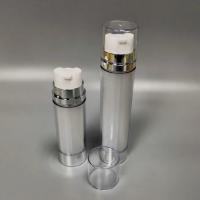 China JL-LB315B 20ml×2 30ml×2 HDPE Dual Chamber Bottle  Lotion With Single Actuator Double Nozzle for sale