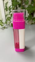 China JL-LB309 PET 50ml 80ml Airless Lotion Bottle Dual Chamber With Single Head for sale