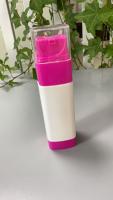 China JL-LB309 PET 50ml 80ml Airless Lotion Bottle Dual Chamber With Single Head for sale