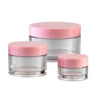 China JL-JR819 Travel Single Wall PETG Cream Jars 5g 15g 20g 30g 50g 80g 100g 200g for sale