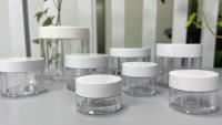 China JL-JR819 Travel Single Wall PETG Cream Jars 5g 15g 20g 30g 50g 80g 100g 200g for sale