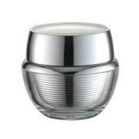 China JL-JR814 OEM ODM PMMA Cream Jar 15g 30g 50g Acrylic Cosmetic Containers for sale