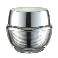 China JL-JR814 OEM ODM PMMA Cream Jar 15g 30g 50g Acrylic Cosmetic Containers for sale