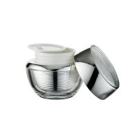 China JL-JR814 OEM ODM PMMA Cream Jar 15g 30g 50g Acrylic Cosmetic Containers for sale