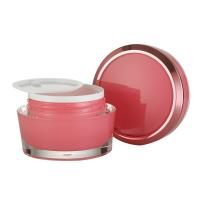 China JL-JR803 Wholesale Acrylic PMMA Cream Jar Packaging Double Wall 15g 30g 50g for sale