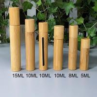 China JL-RL005 Eye Massage Bamboo Roll On Bottle 5ml 8ml 10ml 15ml for sale
