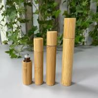 China JL-RL005 Eye Massage Bamboo Roll On Bottle 5ml 8ml 10ml 15ml for sale