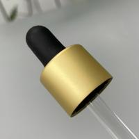 China Dropper for Essential Oil with Shiny Gold Closure Cap 20/410 for sale