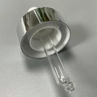 China Big Cap Dropper Double Layer Closure UV Shiny Silver 20/410 UV Dropper Electonic Plated Cover Two Layer for sale