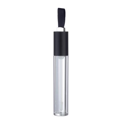 China JL-LG107 Round 3ml Round Lip Gloss Tube Empty Cosmetic Contanier with Rope for sale