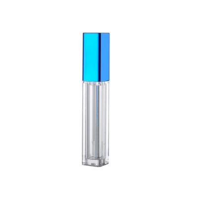 China JL-LG203 Empty Square Gloss Case Lip Gloss Tube Cosmetic Case 6.2ml Square Lipgloss Tube for sale