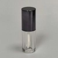 China JL-LG102 PETG Round Empty Metal Personalised Lip Gloss Tubes 3.4ml Cosmetic Packaging for sale
