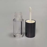 China JL-LG102 PETG Round Empty Metal Personalised Lip Gloss Tubes 3.4ml Cosmetic Packaging for sale