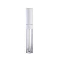 China JL-LG105B 7ml Platic Round Lip Gloss Tube Clear Lipstick Tubes for sale