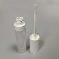 China JL-LG105B 7ml Custom Made Lip Gloss Tubes Platic ABS Round Clear for sale