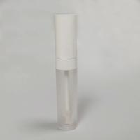 China JL-LG105B 7ml Custom Made Lip Gloss Tubes Platic ABS Round Clear for sale