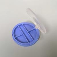 China JL-EC209 Round Eyeshadow Container 4 pans with Brush Pans Empty Eye Shadow Palette for sale