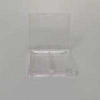 China JL-EC208 Square 2 Pans  Eyeshadow Case 2 Colors Square Empty Eyeshadow Case Custom Palette Eye Shadow Case Container for sale