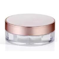 China JL-PC101A Compact Case 5g Blusher Container Comestics Foundation Loose Dusting Powder Case Container for Household for sale