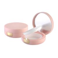 China JL-PC102 15g Blusher Container Powder Cake Case Cosmetic Packaging Custom Empty Powder Cake Compact Case with Mirror for sale